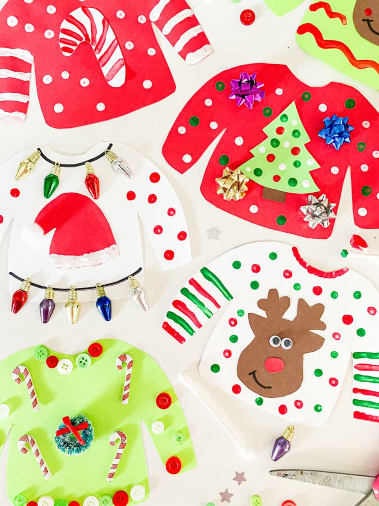 50 FUN Preschool Christmas Crafts Ideas - ABCDee Learning