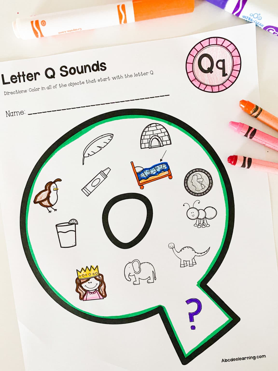 15 FUN Letter Q Crafts & Activities (2025) - ABCDee Learning