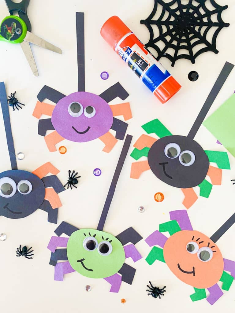 14 CUTE Halloween Spider Crafts (2025) - ABCDee Learning