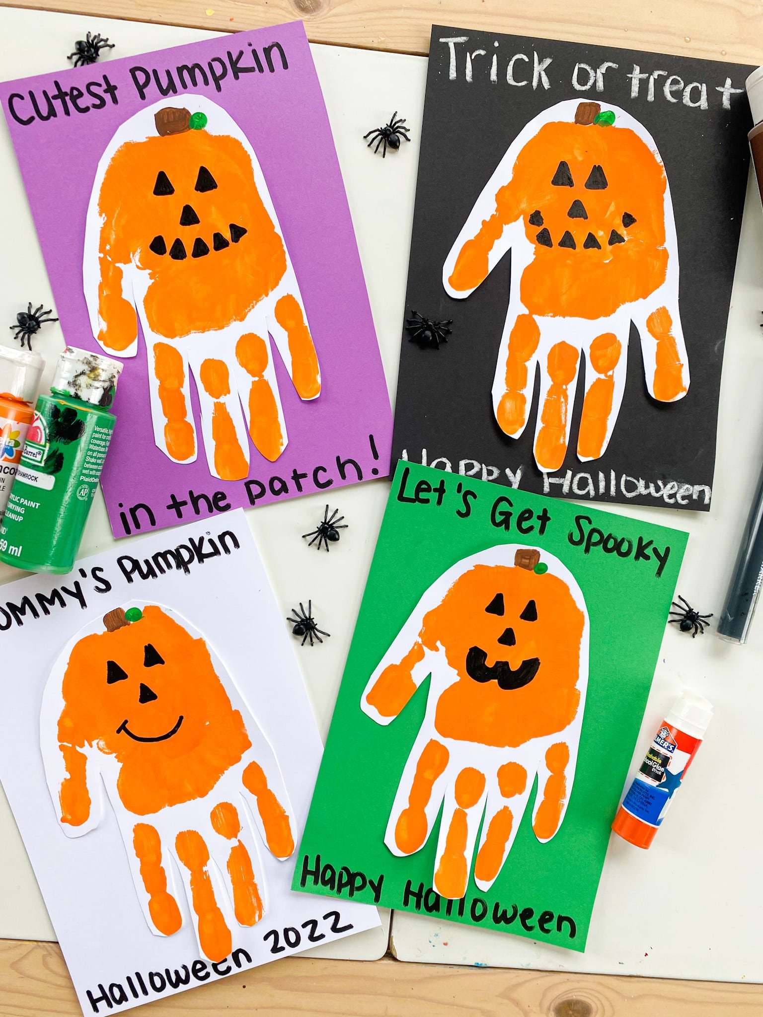 14 EASY Halloween Handprint Crafts (2025) - ABCDee Learning