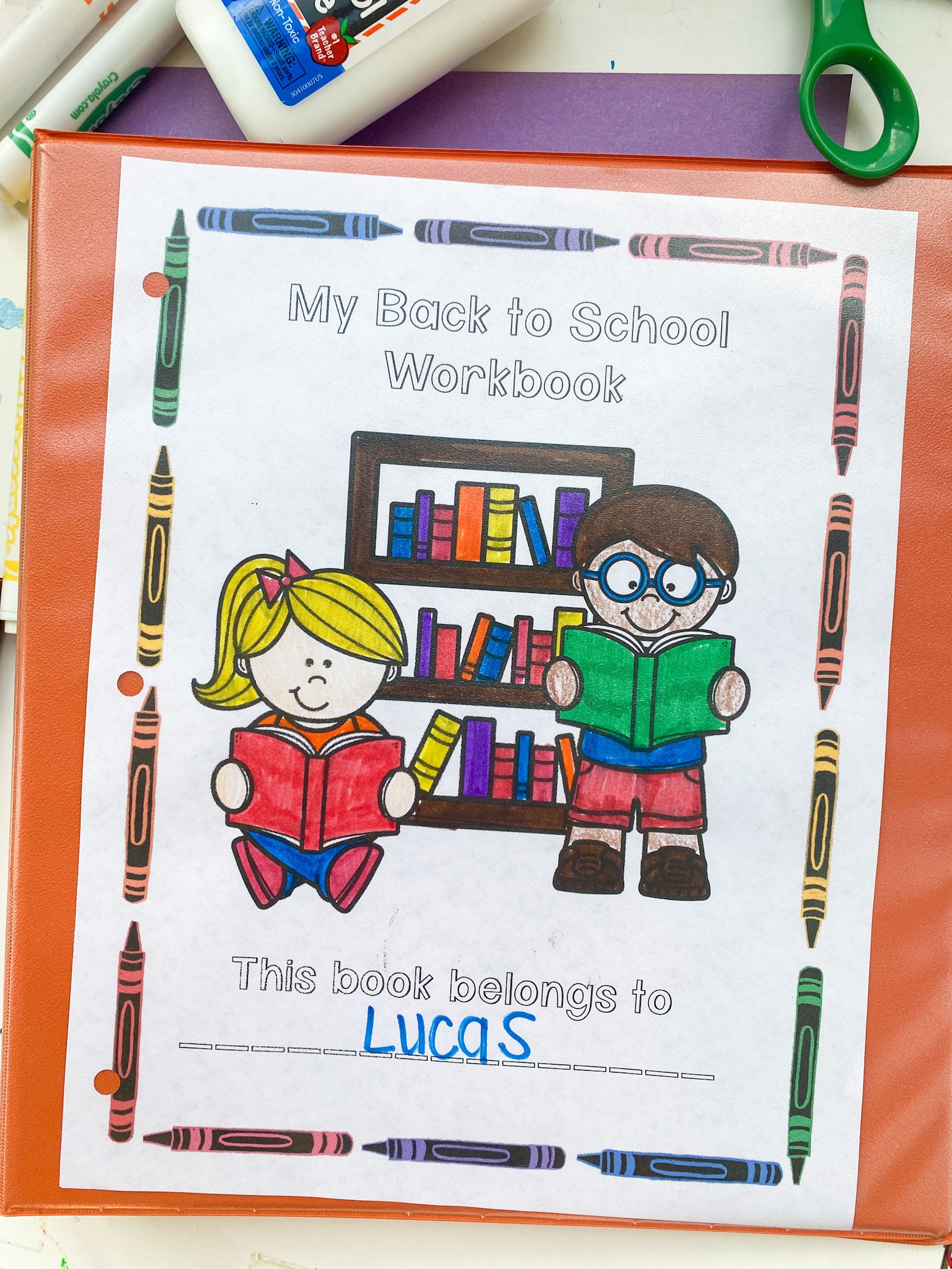 School Memory Printable Books - ABCDee Learning