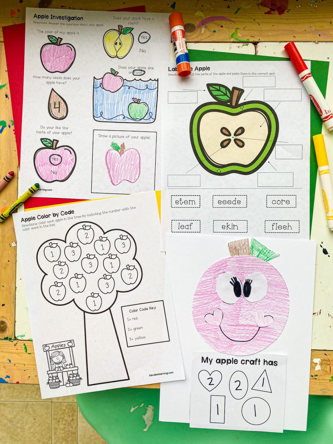 22 EASY Apple Crafts and Activities (2025) - ABCDee Learning