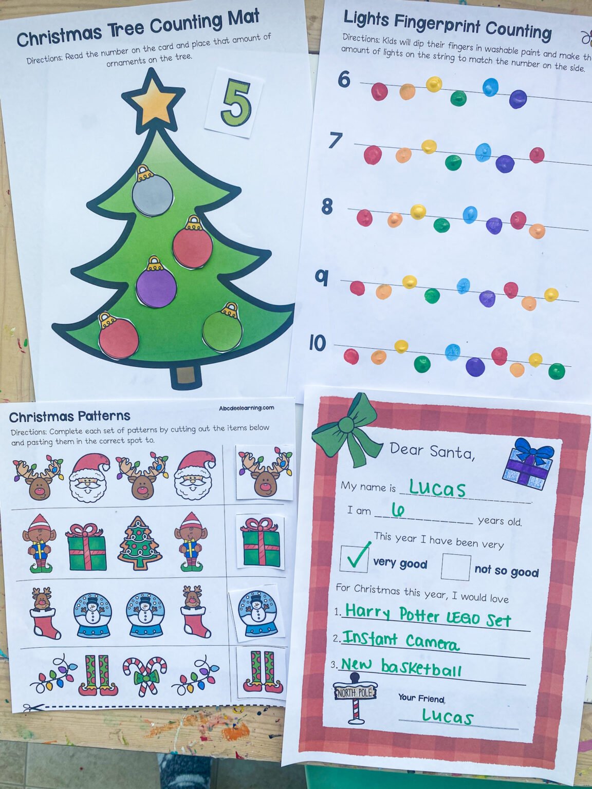 Holiday Printables - ABCDee Learning