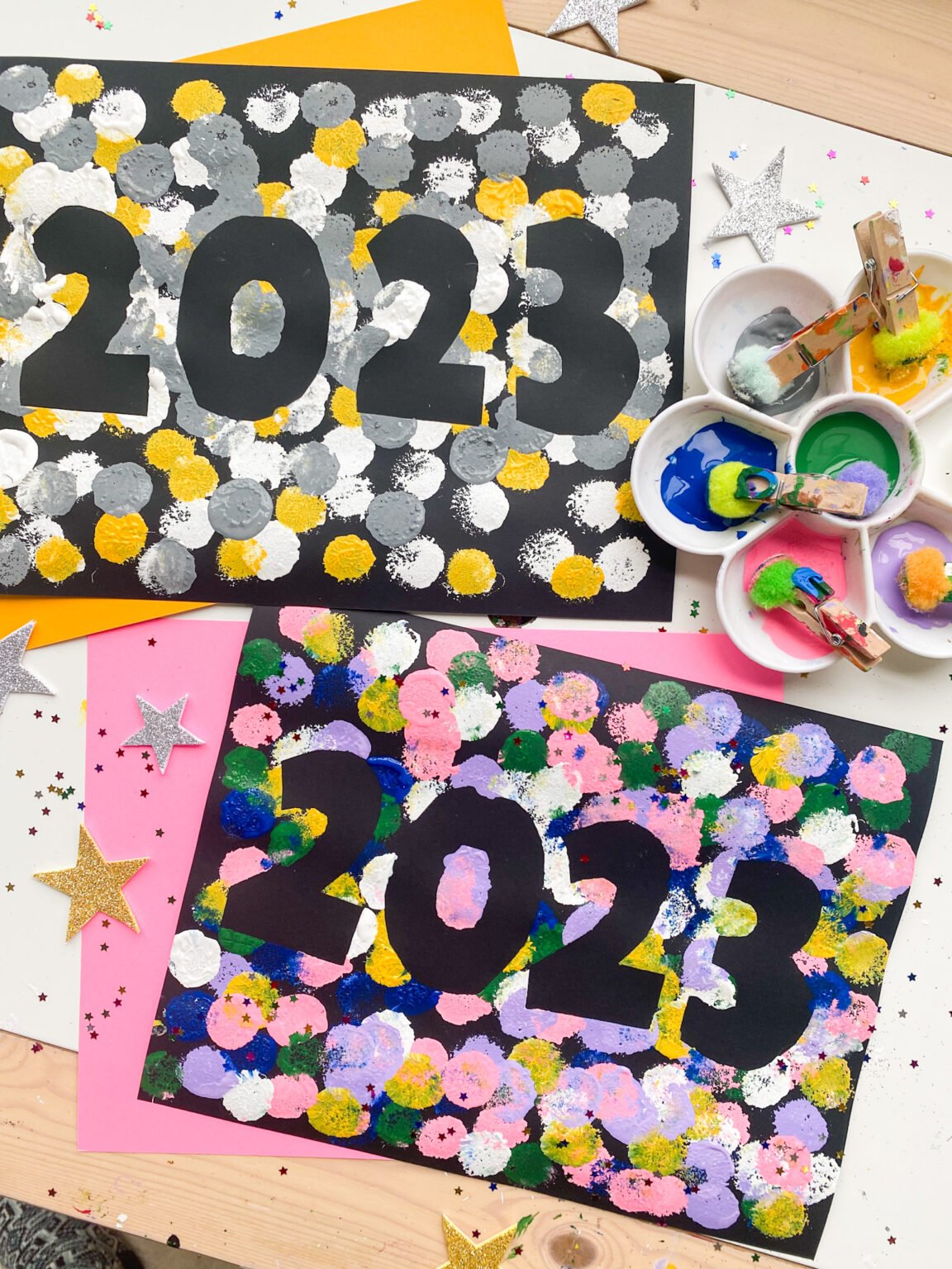 New Year's Crafts for Kids - ABCDee Learning